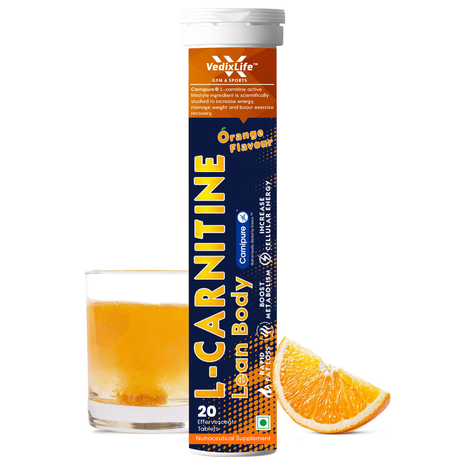 L Carnitine Effervescent Tablet – Helps Convert Fat into Energy, 2000 ...